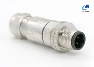 China Gold Plated Circular Connector 8 Pin Male Solder Cup Featuring Copper Alloy Contact Material for Industrial Applications for sale