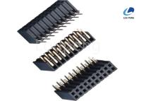China 1.27mm Pitch Female PCB Header Connector Offering 1000MΩ Min Insulation Resistance Ideal for Compact Electronic Designs for sale