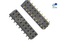 China PA6T 30 Percent Glass Fiber Female Header Connector with Phosphor Bronze Contact Material and Gold or Tin Plating Over 40 Microns for sale