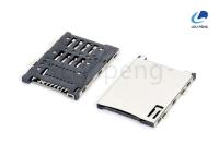 China Hl Temp Plastic UL 94V-0 Rated SIM Holder Connector Supporting IoT Devices with 3 Amps Current Rating and Durable Construction for sale