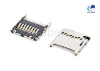 China Phosphor Bronze Contact Material SD Holder Connector Providing 30-50N Card Insertion Force and 10 Mating Cycles Ensuring Electrical Contact for sale