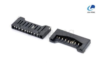 China Contact Separation Force 0.20kgf Minimum Secure Digital Card Slot Black Engineered for Electrical Contact and Durability for sale