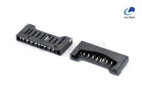 China Contact Separation Force 0.20kgf Minimum Secure Digital Card Slot Black Engineered for Electrical Contact and Durability for sale