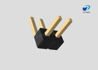 China Pin Header 1x02pin 1.00mm pitch horizontal for sale