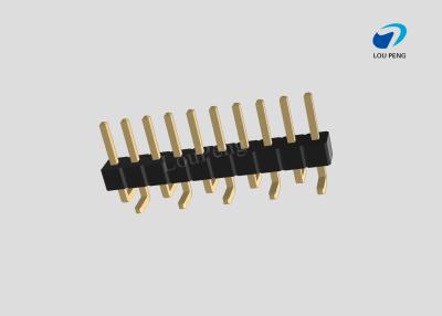 China Pin Header 1x10pin 1.00mm pitch vertical SMD pin1Right for sale