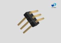 China Pin Header 1x03pin 1.27mm pitch horizontal for sale