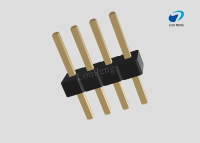 China Pin Header 1x04pin 1.27mm pitch vertical for sale