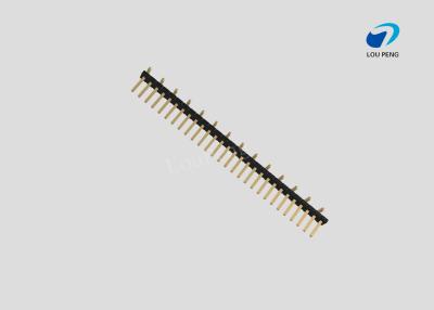 China Pin Header 1x28pin 1.27mm pitch vertical SMD pin1Left for sale