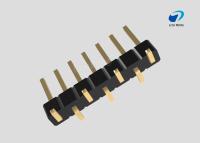 China Pin Header 1x07pin 2.54mm pitch vertical SMD pin1Left for sale