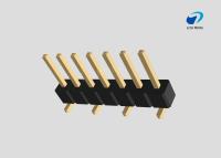 China Pin Header 1x07pin 2.54mm pitch vertical SMD pin1Left for sale