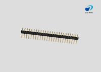 China Pin Header 1x25pin 2.54mm pitch horizontal 90degree for sale