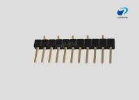 China Pin Header 1x11pin 2.54mm pitch vertical SMD pin1Left for sale
