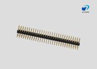 China Pin Header 2x30pin 2.54mm pitch horizontal 90degree for sale