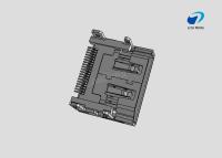 China HDMI Connectors, Receptacle, Standard Profile, 1 Port, Top, Right Angle, Surface Mount, Tape for sale
