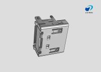 China HDMI Connectors, Receptacle, Standard Profile, 1 Port, Top, Right Angle, Surface Mount, Tape for sale