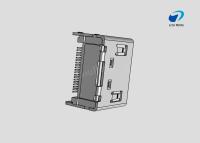 China HDMI Connectors, Receptacle, Standard Profile, 1 Port, Top, Right Angle, Surface Mount, Tape for sale