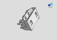 China 0.50mm Pitch HDMI Connector, Right-Angle Receptacle, 19 Circuits, 30Μ