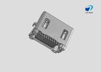 China 0.50mm Pitch HDMI Connector, Right-Angle Receptacle, 19 Circuits, 30Μ