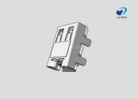 China 0.40mm Pitch Micro HDMI Connector, Right-Angle Receptacle, Surface Mount, with Through Hole Shell Tabs for sale