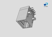 China RJ45 jack cat.5 THT angled for sale
