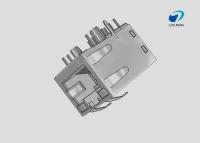 China Industrial RJ45 Mag Jack, RJ45 Connectors, RJ45 with Integrated Magnetics, Single Port, Port Matrix Configuration 1 x 1 for sale