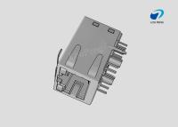 China Industrial RJ45 Mag Jack, RJ45 Connectors, RJ45 with Integrated Magnetics, Single Port, Port Matrix Configuration 1 x 1 for sale