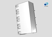 China RJ45 Connectors, RJ45, Multiple Ports, Port Matrix Configuration 2 x 4, RJ Type Jacks & Plugs for sale