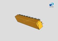 China RJ45 8-port jack Cat.5 THT angled for sale