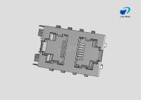 China RJ45 Connectors, RJ45 with Integrated Magnetics, Multiple Ports, Port Matrix Configuration 2 x 1, RJ Type Jacks & Plugs for sale
