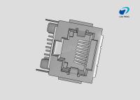 China RJ45 Connectors, RJ45, Single Port, Port Matrix Configuration 1 x 1, RJ Type Jacks & Plugs,Cat 3 for sale