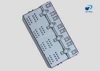 China RJ45 Connectors, RJ45, Multiple Ports, Port Matrix Configuration 2 x 4, RJ Type Jacks & Plugs for sale