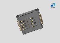 China SIM Connectors, SIM Card Connectors, 2FF mini SIM Compatible Card, 8 Position, 2.54mm [.1in] Centerline for sale