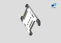 China SIM Connectors, SIM Card Connectors, 2FF mini SIM Compatible Card, 6 Position, 2.54mm [.1in] Centerline,SMT for sale