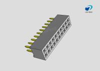 China Female header, PCB Mount Receptacle, Vertical, Board-to-Board, 20 Position, 2.54mm Pitch, Shrouded, Gold Flash, DIP for sale