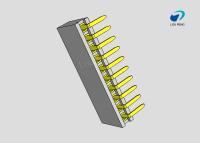 China Female header, PCB Mount Receptacle, Vertical, Board-to-Board, 10 Position, 2.0mm Pitch, Shrouded, Gold Flash, 90 degree for sale