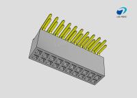 China Female header, PCB Mount Receptacle, Vertical, Board-to-Board, 20 Position, 2.0mm Pitch, Shrouded, Gold Flash, 90 degree for sale