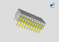 China Female header, PCB Mount Receptacle, Vertical, Board-to-Board, 20 Position, 2.0mm Pitch, Shrouded, Gold Flash, 90 degree for sale