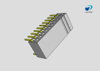 China Female header, PCB Mount Receptacle, Vertical, Board-to-Board, 20 Position, 2.0mm Pitch, Shrouded, Gold Flash, 90 degree for sale