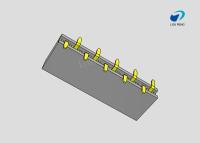 China Female header, PCB Mount Receptacle, Vertical, Board-to-Board, 10 Position, 2.54mm Pitch, Shrouded, Gold Flash, SMD for sale