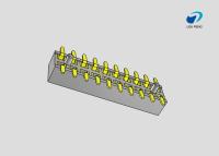China Female header, PCB Mount Receptacle, Vertical, Board-to-Board, 2X10 Position, 1.27mm Pitch, Shrouded, Gold Flash, SMD for sale