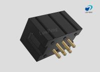 China IDC Header connector, PCB Mount Receptacle, Board-to-Board, 2X3 Position, 2.54mm Pitch, Gold Flash, Vertical for sale