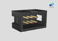 China IDC Header connector, PCB Mount Receptacle, Board-to-Board, 2X3 Position, 2.54mm Pitch, Gold Flash, Vertical for sale