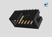 China IDC Header connector, PCB Mount Receptacle, Board-to-Board, 2X5 Position, 2.54mm Pitch, Gold Flash, Right angle for sale