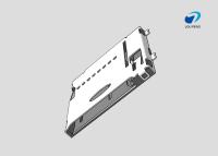 China SD Card Connectors, Secure Digital Compatible Card, 9 Position, Surface Mount, Right Angle for sale