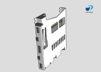 China SD Card Connectors, Secure Digital Compatible Card, 8 Position, Surface Mount, Right Angle for sale