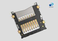 China Micro SD Card Connectors, Secure Digital Compatible Card, 8 Position, Surface Mount, Right Angle for sale
