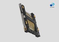 China Micro SD Card Connectors, Secure Digital Compatible Card, 8 Position, Surface Mount, Right Angle for sale
