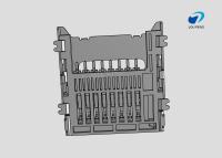 China SD Card Connectors, Secure Digital Compatible Card, 8 Position, Surface Mount, Right Angle for sale