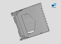 China SD Card Connectors, Secure Digital Compatible Card, 9 Position, Surface Mount, Right Angle for sale