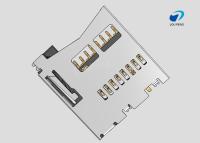 China Micro SD Card Connectors, Secure Digital Compatible Card, 8 Position, Surface Mount, Right Angle for sale